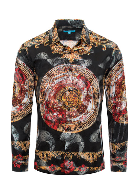 Multi Color Design Print Shirt 4410 – Perruzo